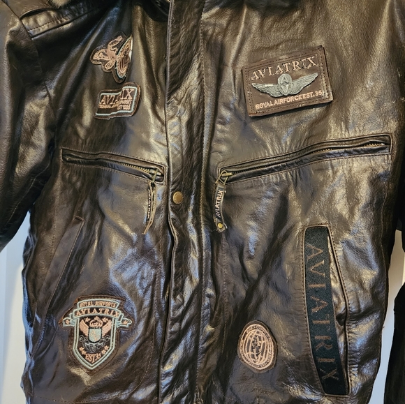 Aviatrix | Jackets & Coats | Leather Jacket | Poshmark